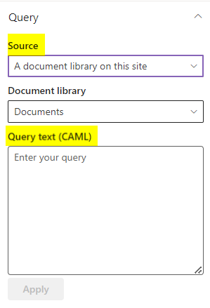 Adding Highlighted Content Web part in SharePoint Online Page
